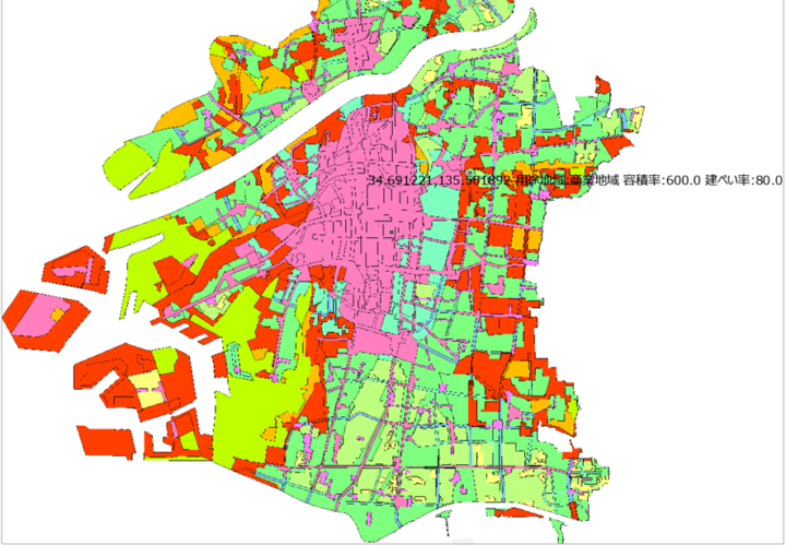 開発 | 国土数値情報を使ってCADデータを作成する その3【PYTHON】【DXF】【GEOJSON】 | IU BIM STUDIO